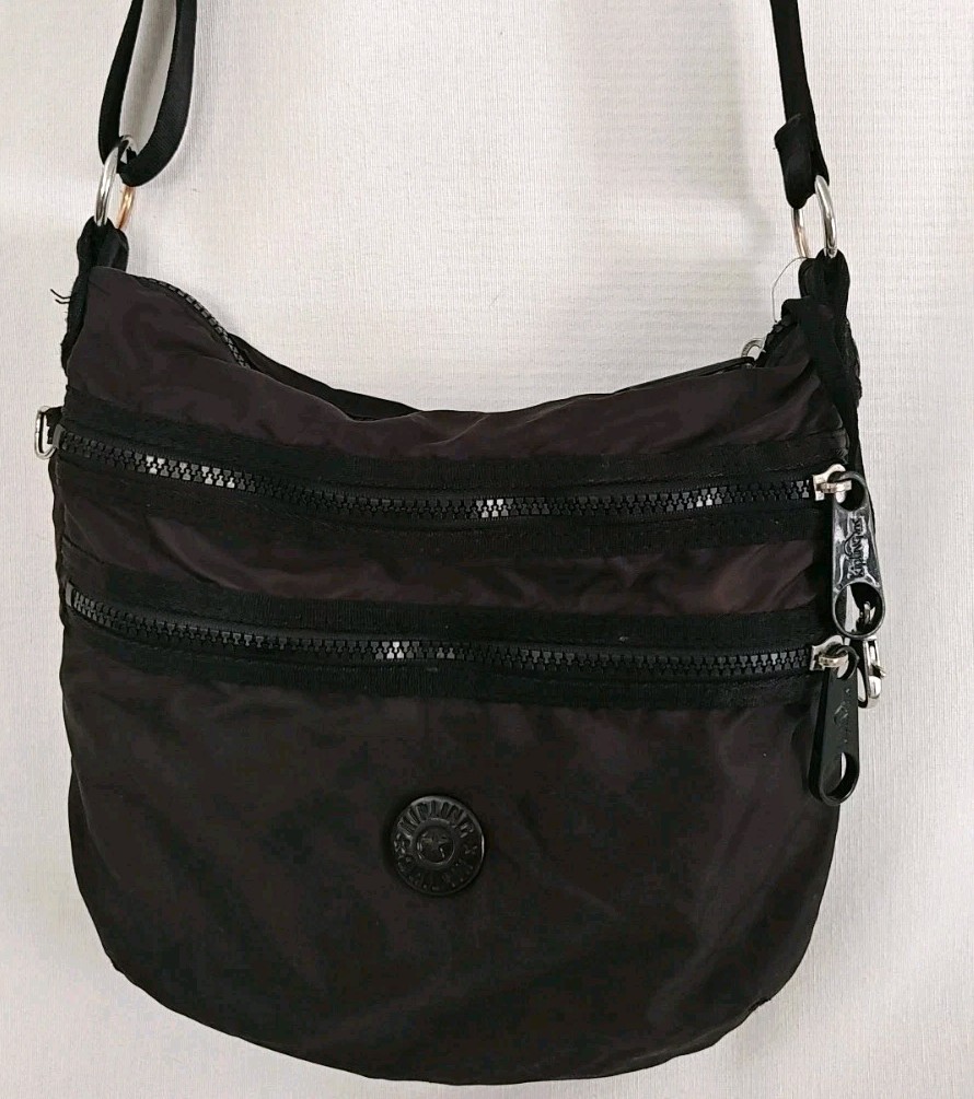 Kipling Alvar Mini Black Crossbody Bag Carry-All Sat… - Gem