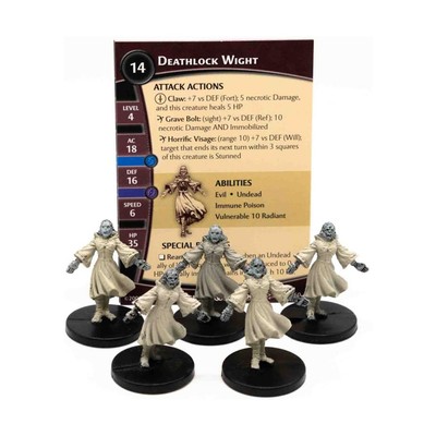 WOTC D&D Mini Demonweb Deathlock Wight (C) x5 NM | eBay