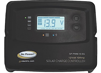 Go Power! 82536 GP-PWM-10-SQ 10A PWM Digital Solar Controller 12V | eBay