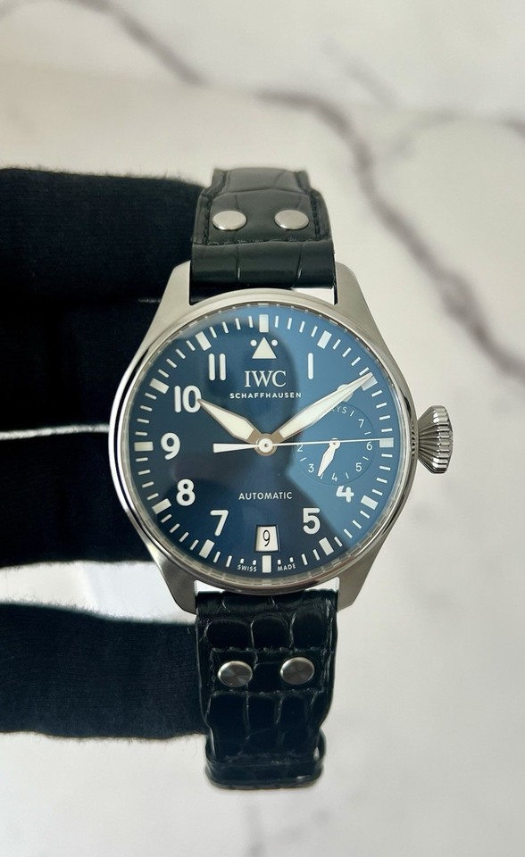 IWC Big Pilot “Le Petit Prince” 46mm Blue Men's Watch - IW501002 - 7 ...
