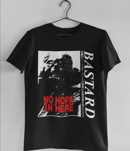 Bastard Unisex T-- No Hope in Here - Japanese Crust Punk - D-Beat - Grind | eBay