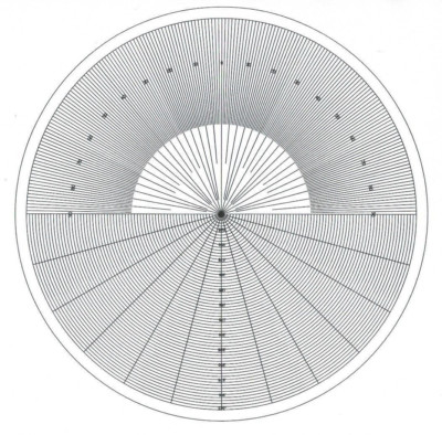 20" Optical Comparator Chart Overlay Mylar - North American Made | eBay
