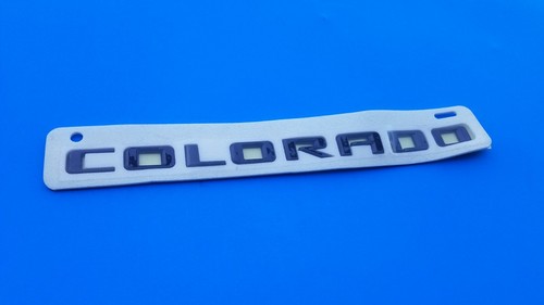 19 20 21 22 23 CHEVROLET COLORADO REAR SIDE EMBLEM LOGO BADGE BLACK OEM ...