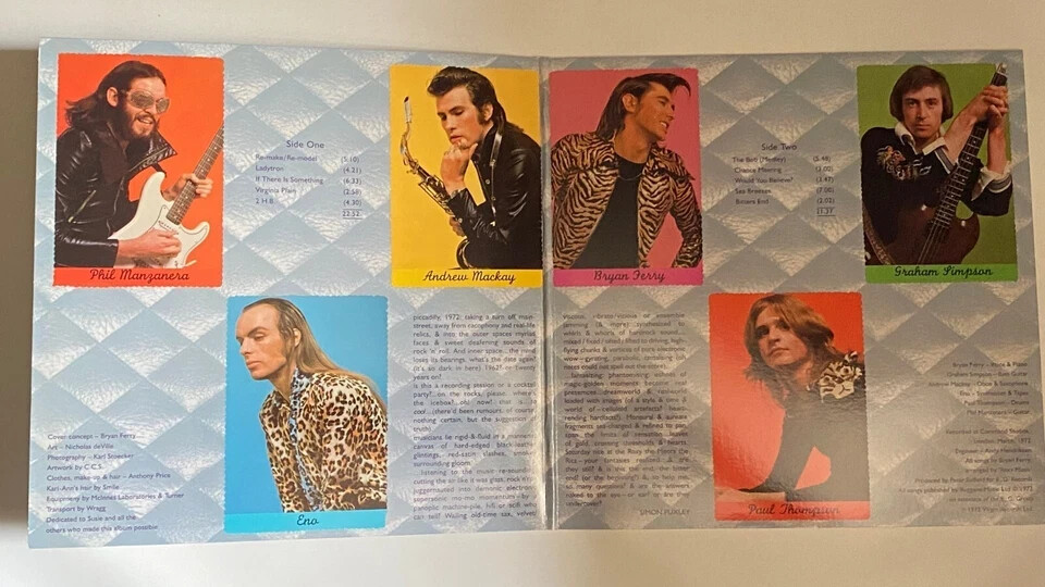 Roxy Music Debut Capitol Vaults Remastered Vinyl with Poster 2008 | eBay