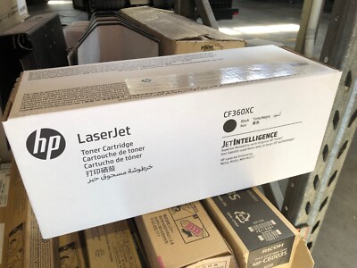HP 508X / CF360XC BLACK TONER - GENUINE | eBay