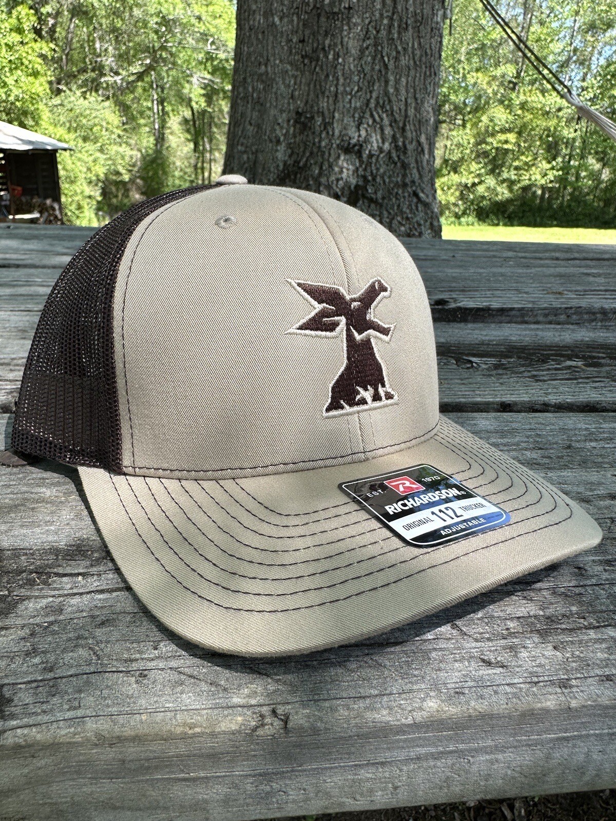 Richardson 112 hat.Timberjack Logging Equipment.John Deere.khaki- Brown ...