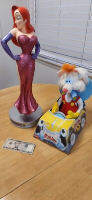Disney's Jessica Rabbit Statue 24" & Who Framed Roger Rabbit 1988 17 ...