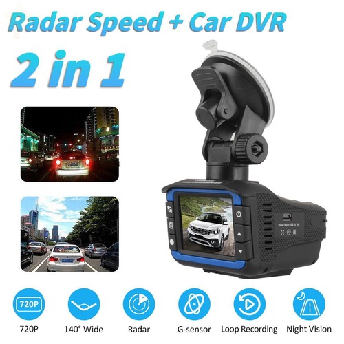 Anti Radar Laser Speed Detector 1080P Car DVR Recorder Video Dash ...