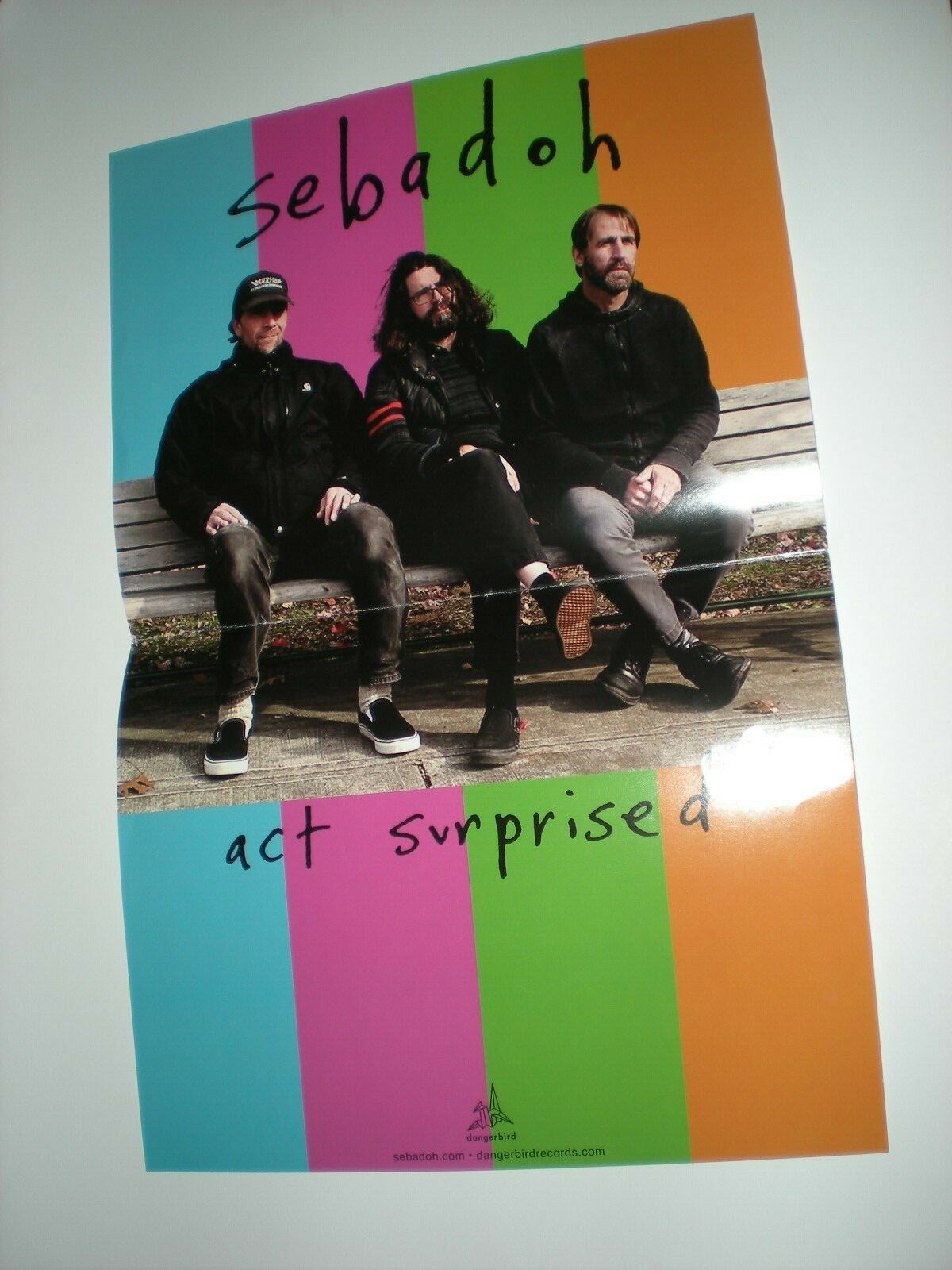 POSTER by SEBADOH act surprised promo posters for the bands new tour ...