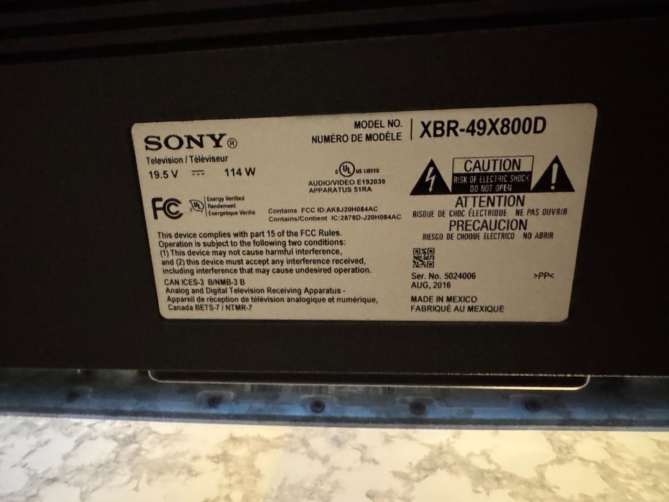 Sony Bravia XBR-49X900D 49" 2160p UHD LED LCD Internet TV | eBay