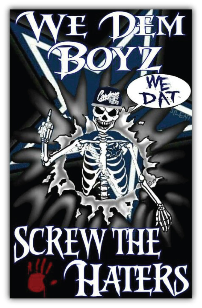 Dallas Cowboys NFL Skeleton Car Bumper Sticker - 3'' or 5'' | eBay