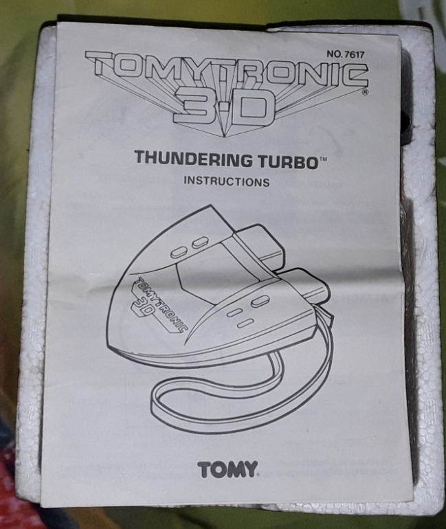TOMY Tomytronic 3D Thundering Turbo Racer Handheld Game Vintage 1980’s ...