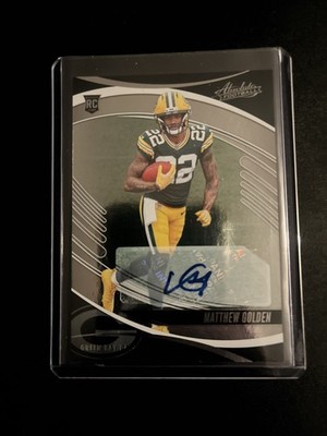 2025 Absolute Football Matthew Golden Rookie Autograph.. Green Bay ...