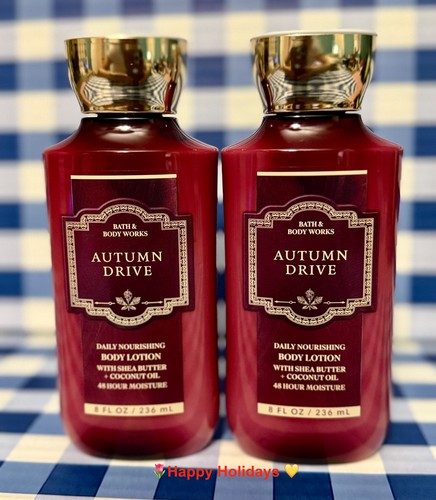 2-Pack Bath & Body Works Autumn Drive Daily Body Lotion With Shea ...