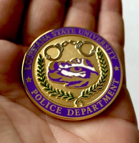 LSU Tigers Louisiana State Campus Police Challenge Coin Burrow Skenes ...