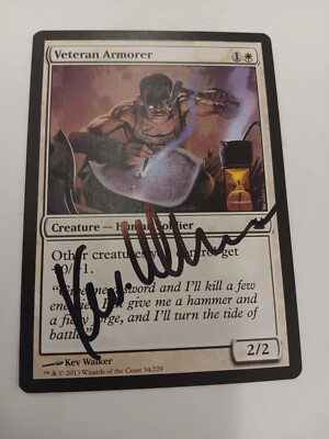 Veteran Armorer ARTIST PROOF Signed by Kev Walker MTG | eBay
