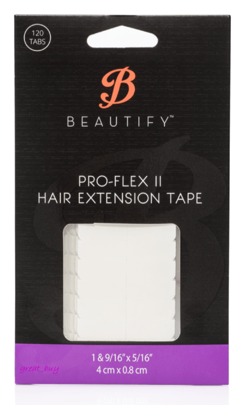 BEAUTIFY Pro-Flex II WALKER Hair Extension Double Sided 4cm x.8cm -120 ...