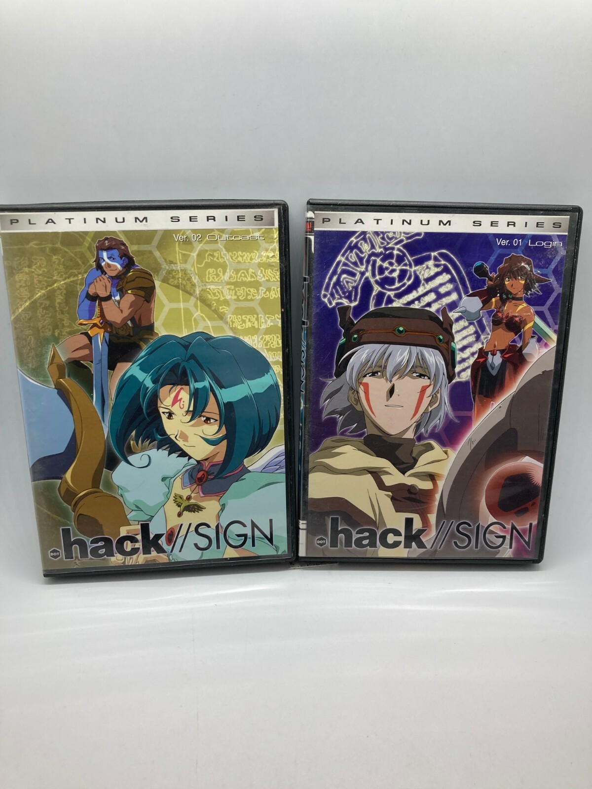 Dot .Hack Sign DVD Collection Vol. 1 & 2 Platinum Edition English ...
