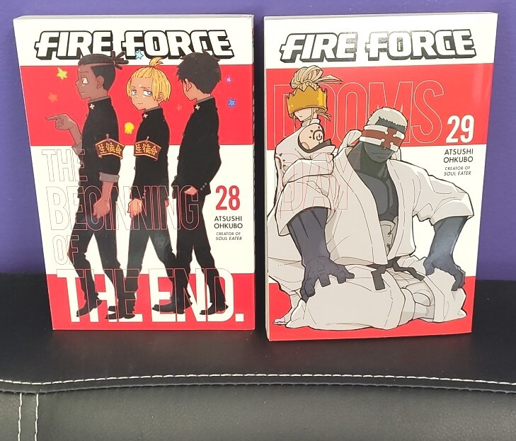 Lot 4 Fire Force English Manga Books Atsushi Ohkubo Shonen Volumes 25 ...