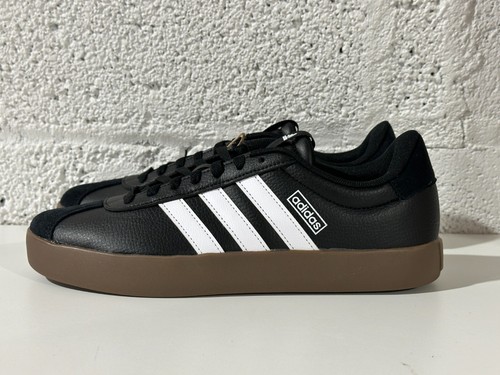 Size 9 - Adidas VL Court 3.0 Black White Gum for sale online | eBay