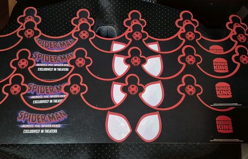 New Lot of (4) Adjustable Spider Man Burger King Crowns | eBay