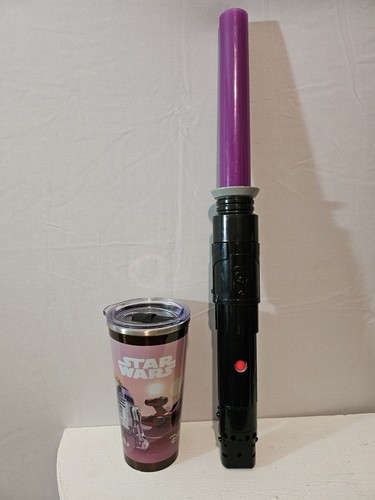 Disney Parks Star Wars Black Build Your Own Lightsaber Purple Mace ...