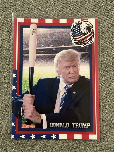 Donald Trump Baseball Custom Trading Card By MPRINTS | eBay