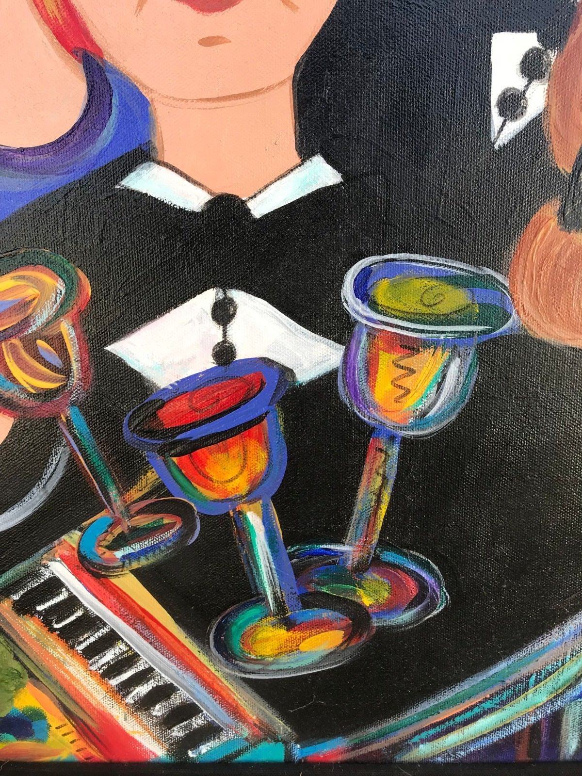 BARBARA KATZ BIERMAN Original ABSTRACT MODERN ACRYLIC ON CANVAS "The ...