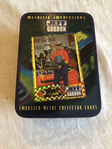 Metallic Impressions #24 Jeff Gordon 5 Embossed Metal Collector Cards ...