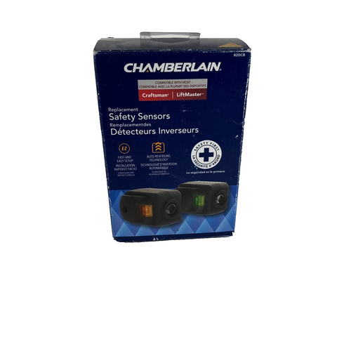 Chamberlain 820CB Black Replacement Opener Garage Door Safety Sensors ...