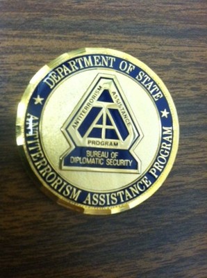 Diplomatic Security coin two sided Challenge coin antiterrorism ...