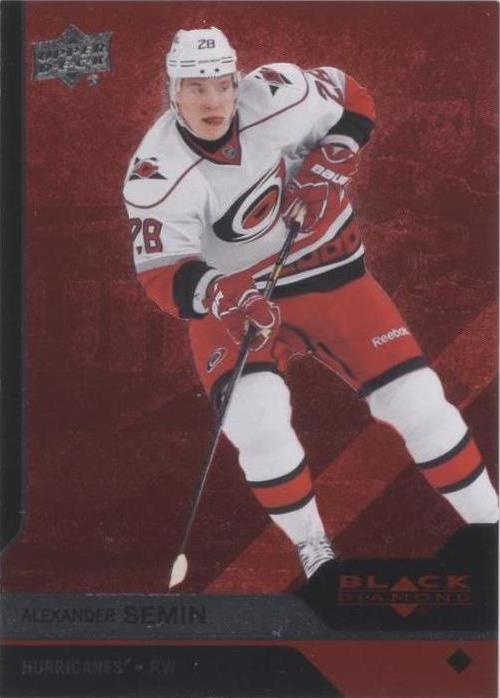 2013-14 Upper Deck Black Diamond - Alexander Semin #19 Star Rubies /50 ...