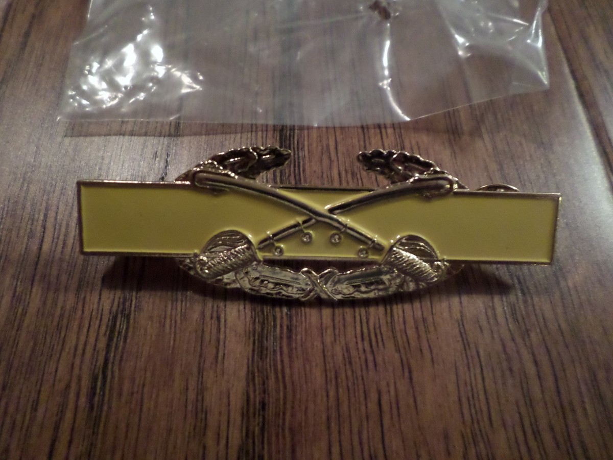 Combat Cavalry Badge Blacksmith" Soldiers Receive Combat Badges