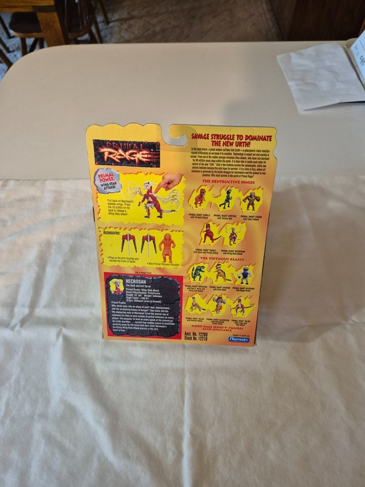 PRIMAL RAGE NECROSAN 1997 PLAYMATES ATARI GAMES FACTORY SEALED | eBay