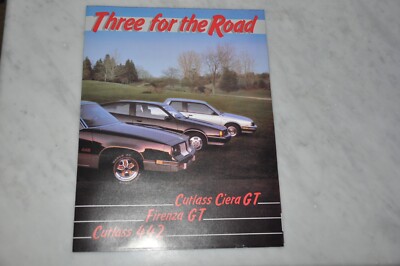 1985 Oldsmobile Olds Firenza GT Cutlass 442 Ciera GT brochure | eBay
