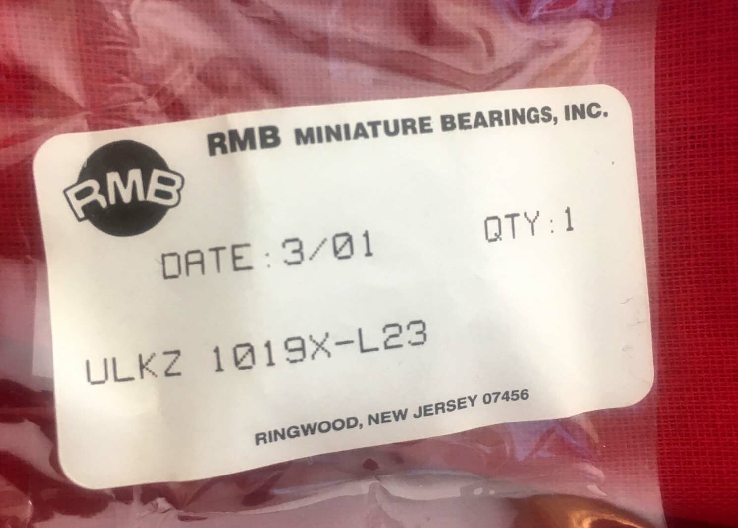 Bearing RMB ULZ 1019X L23 miniature flanged single row bearing with ...