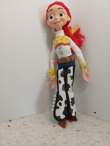 Disney toy story pull string talking Jessie doll plush 14" Very Nice ...