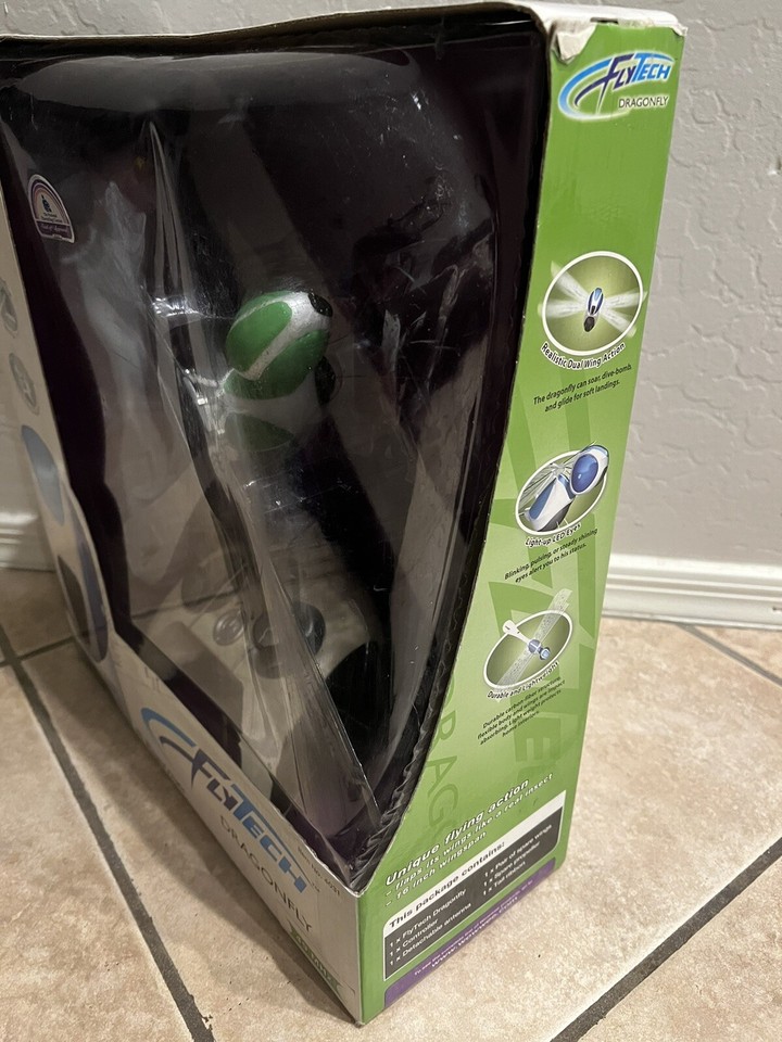 Wowwee FlyTech Robotic Dragonfly Remote Control RC Flying Insect Drone ...