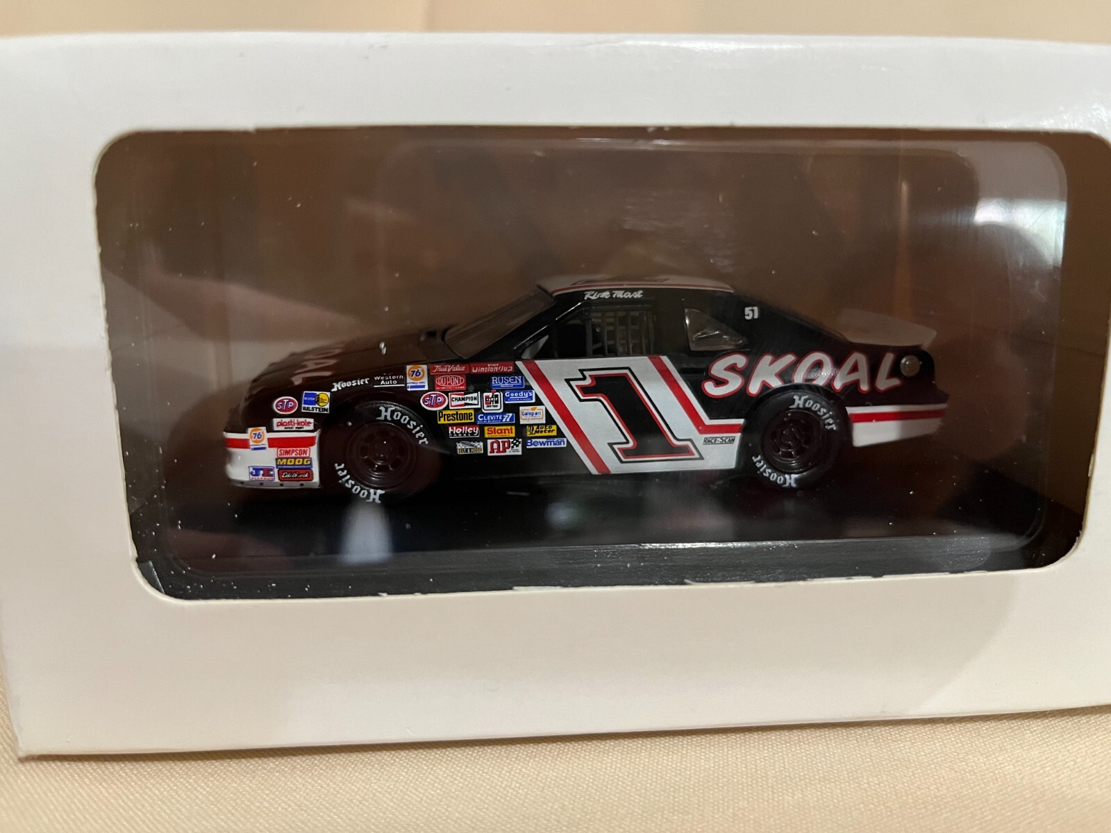 Rick Mast #1 SKOAL Ford Thunderbird 1/43 scale NASCAR (2017B), NIB | eBay