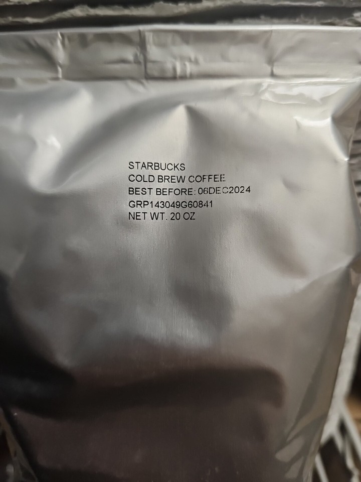 Starbucks Ground Cold Brew Coffee 20oz BAG (Exp Date: 12/24) | eBay