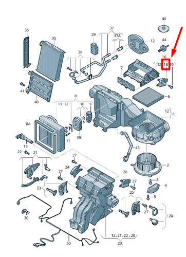 NEW VOLKSWAGEN GOLF MK7 HEATER FLAP MOTOR ACTUATOR 5Q0907511A ORIGINAL ...