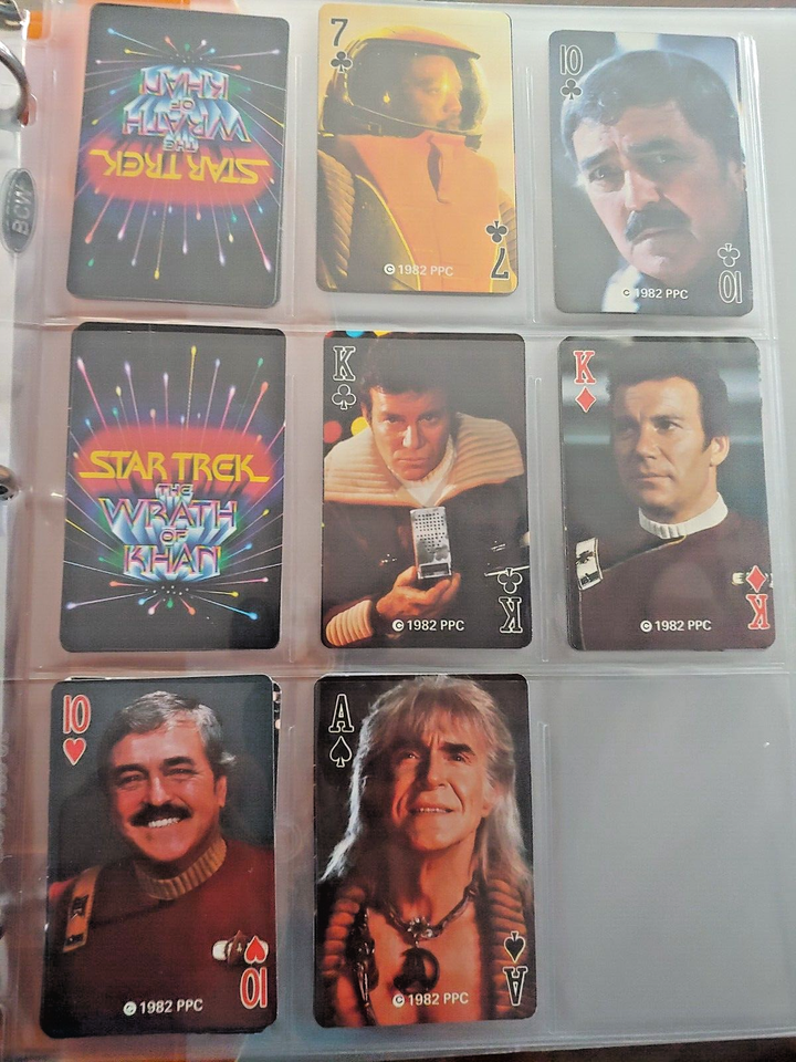 Lot of Star Trek II Wrath Of Khan Playing Cards 1982 , 34 cards | eBay