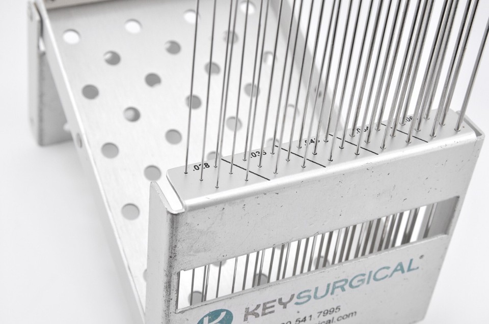 Key Surgical KI-71-Rack-45 K-Wire Kirschner Wire Set 0.7mm/0.028"-1.6mm ...