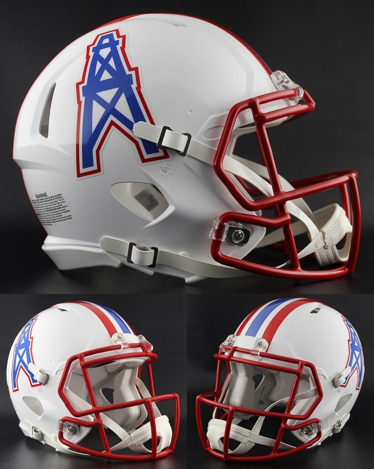 HOUSTON OILERS NFL Full Size REPLICA Throwback Football Helmet | eBay
