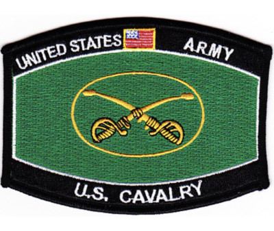 4.5" ARMY MOS US CALVARY EMBROIDERED PATCH | eBay