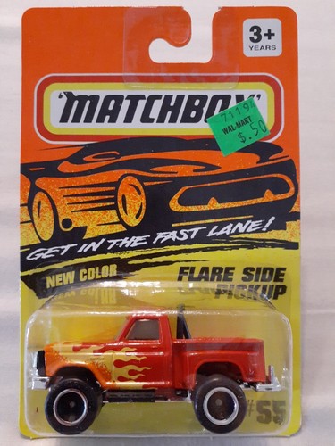 Matchbox Flare Side Pickup Red Truck NEW COLOR 1993 | eBay