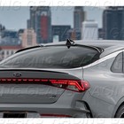 REAL CARBON FIBER REAR ROOF WINDOW VISOR SPOILER WING FIT 21-24 KIA K5 ...