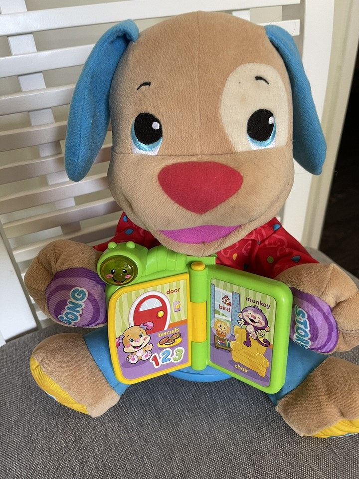 Fisher price ABC Dog bear educational toy with book working baby toy ...