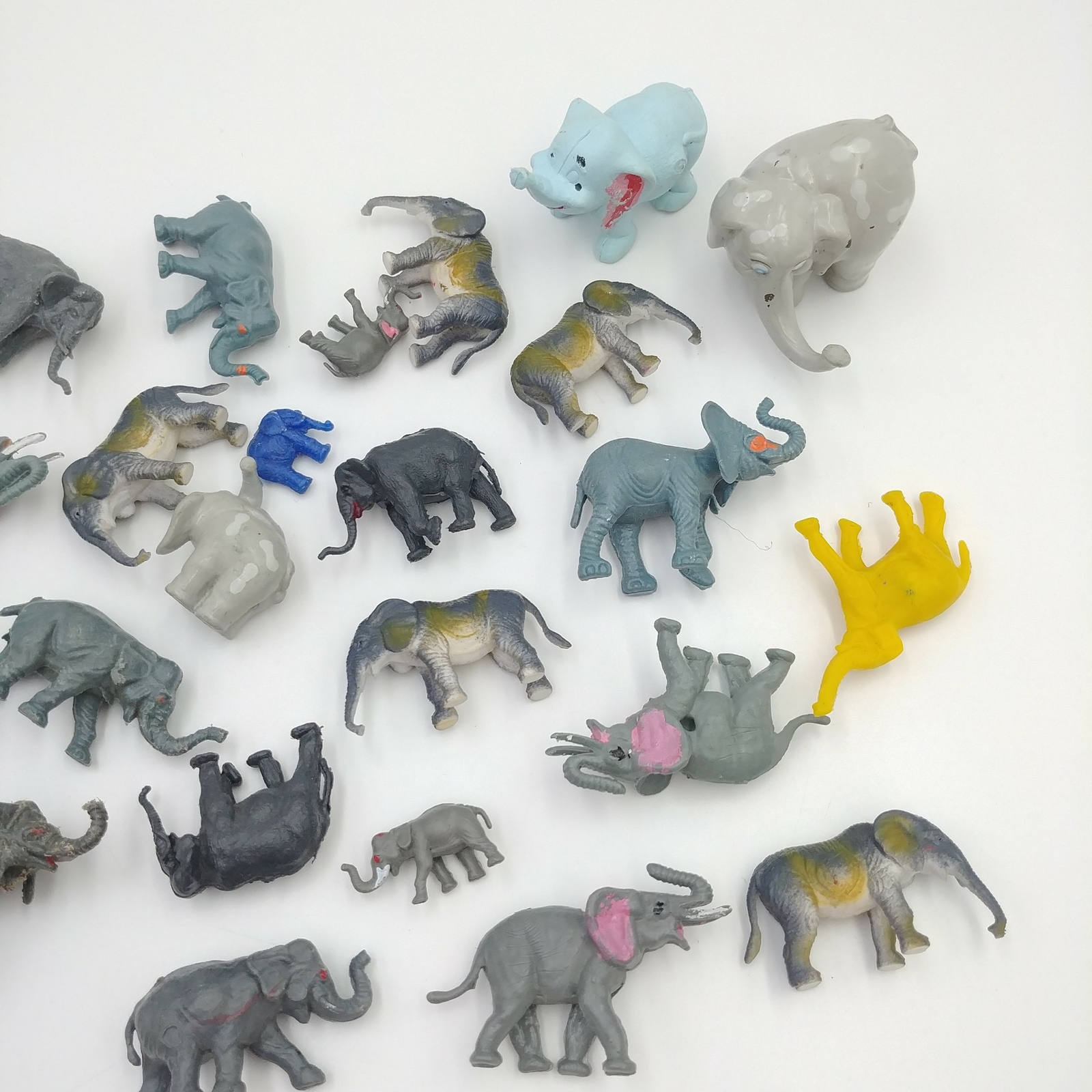 Plastic Elephant Figurines