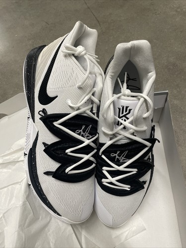Nike Kyrie Irving 5 TB Team Oreo White Black Basketball Men's 18 CN9519 ...